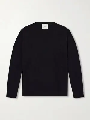 THE ELDER STATESMAN Cashmere Sweater - Black