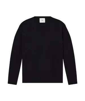 THE ELDER STATESMAN CASHMERE PULLOVER Black