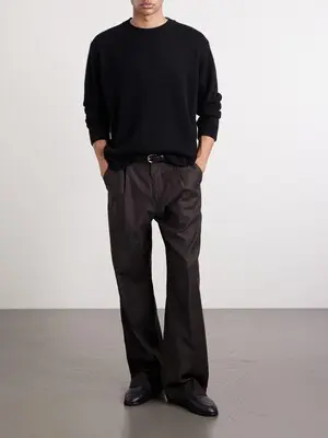 THE ELDER STATESMAN Cashmere Pullover - Black