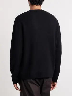 THE ELDER STATESMAN Cashmere Pullover - Black