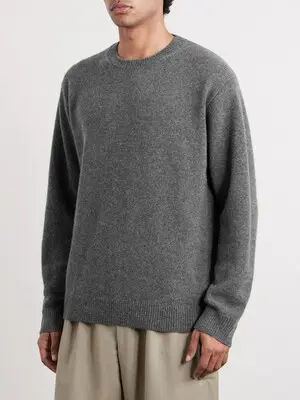 THE ELDER STATESMAN Cashmere Sweater - Gray