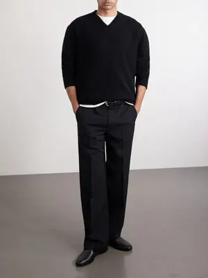 THE ELDER STATESMAN Cashmere V-neck Sweater