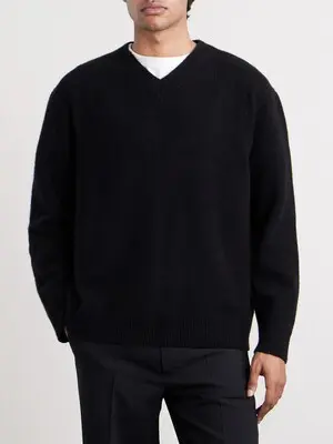 THE ELDER STATESMAN Cashmere V-neck Sweater