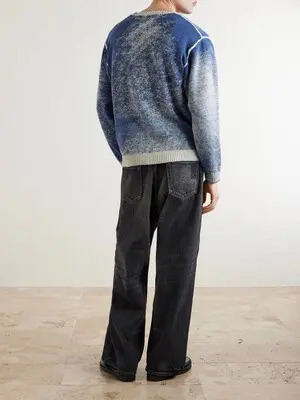 NEIGHBORHOOD Washed Wide-leg Jeans