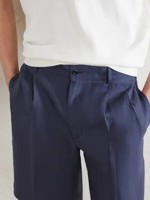 Rubinacci Straight-leg Linen Shorts