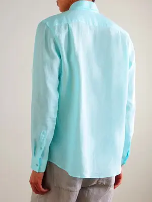 Vilebrequin Caroubis Linen Shirt - Blue