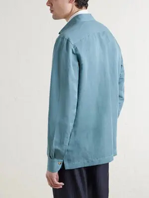 Rubinacci Safari Overshirt - Blue