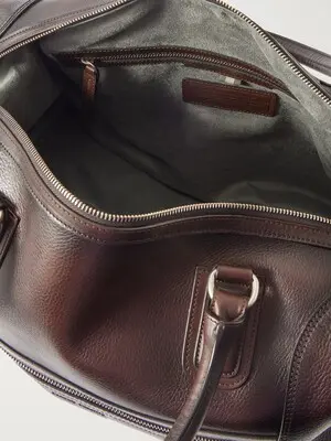 Officine Creative Full-grain Leather Weekend Bag