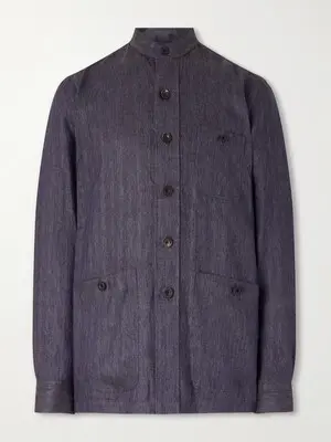 Rubinacci Safari Linen Jacket