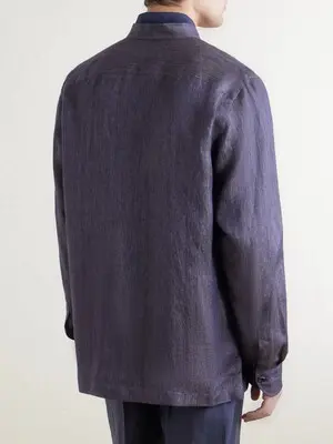 Rubinacci Safari Linen Jacket