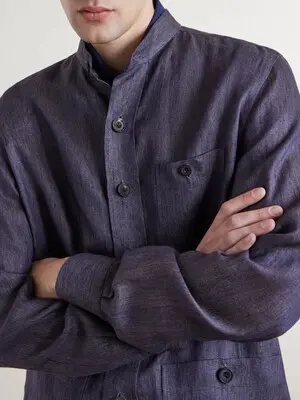 Rubinacci Safari Linen Jacket