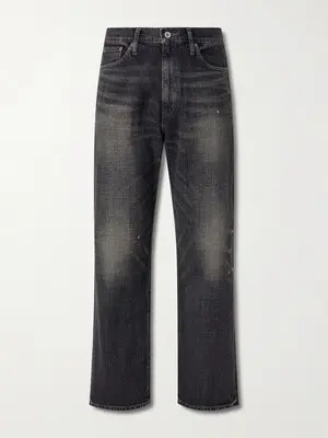 NEIGHBORHOOD Washed Straight-leg Denim