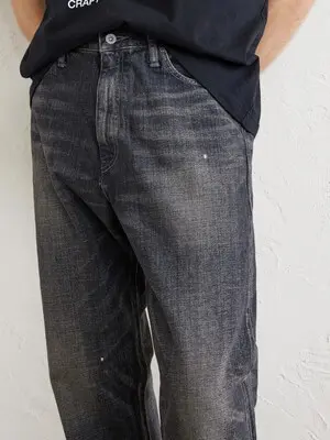 NEIGHBORHOOD Washed Straight-leg Denim