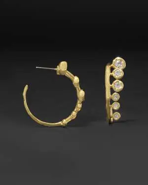 Alexis Bittar Asterales Orb Hoop Earrings
