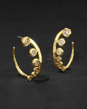 Alexis Bittar Asterales Orb Hoop Earrings