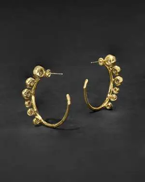 Alexis Bittar Asterales Orb Hoop Earrings