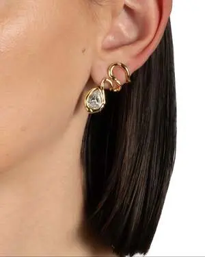 Alexis Bittar Asterales Vine Post Earrings - Gold