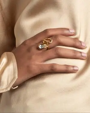 Alexis Bittar Asterales Vine Ring - Gold