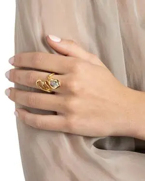 Alexis Bittar Asterales Vine Ring - Gold