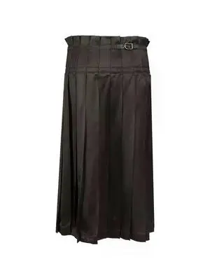 DURAZZI MILANO Pleated A-line Skirt