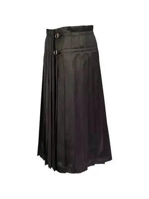 DURAZZI MILANO Pleated A-line Skirt