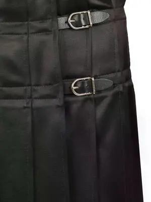 DURAZZI MILANO Pleated A-line Skirt