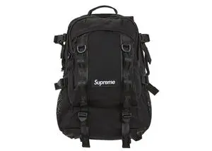 Supreme Ss26 Logo Backpack - Black