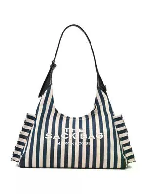 Marc Jacobs Striped Canvas Tote Bag - Blue