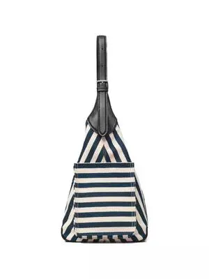 Marc Jacobs Striped Canvas Tote Bag - Blue