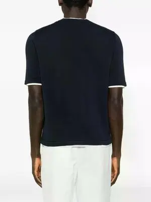 Eleventy Round-neck T-shirt - Black