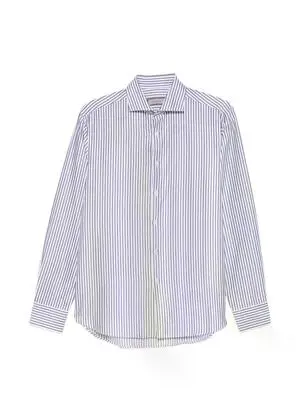 Canali Striped Shirt - White
