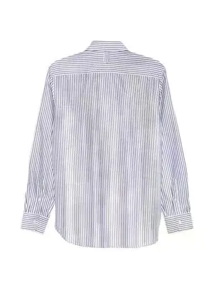 Canali Striped Shirt - White