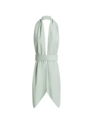 Alberta Ferretti Foulard Top - Green