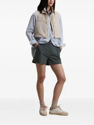 Woolrich Zip Up Vest - Beige