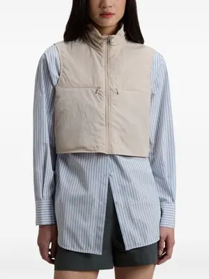 Woolrich Zip Up Vest - Beige