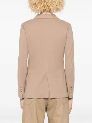 CIRCOLO 1901 Cotton Double-breasted Jacket - Brown