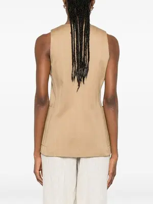 Max Mara Cotton Vest - Beige