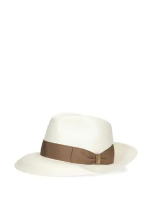 Borsalino Amedeo Raffia Hat - White