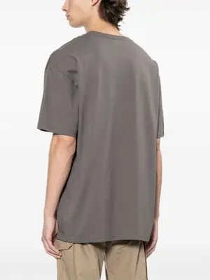 Carhartt Work In Progress Logo Cotton Polo Shirt - Grey