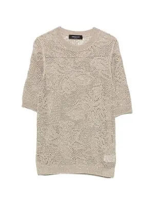 Fabiana Filippi Openwork T-shirt - Green