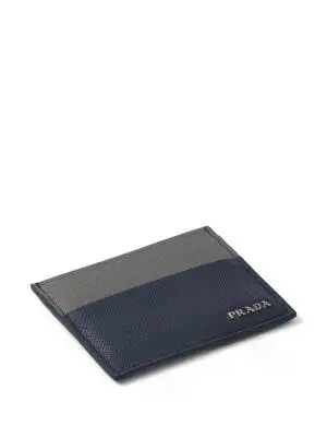 Prada Logo-plaque Leather Cardholder