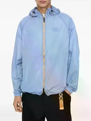 Burberry Checker-tape Nylon Hooded Jacket
