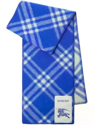 Burberry Check-print Wool Scarf