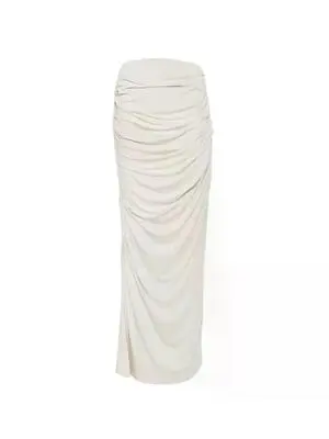 ENTIRE STUDIOS Ruched Drape Maxi Skirt
