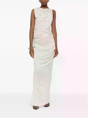 ENTIRE STUDIOS Ruched Drape Maxi Skirt