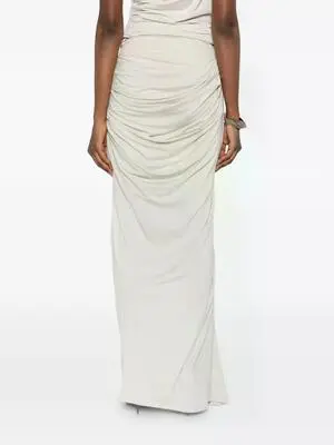 ENTIRE STUDIOS Ruched Drape Maxi Skirt