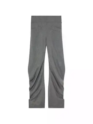 GANNI Draped Trousers - Grey