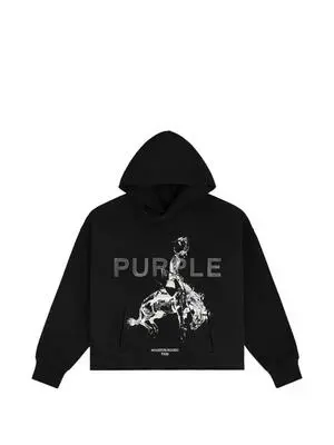 Purple Brand Relaxed Sweatshirts Hoodies For Men
