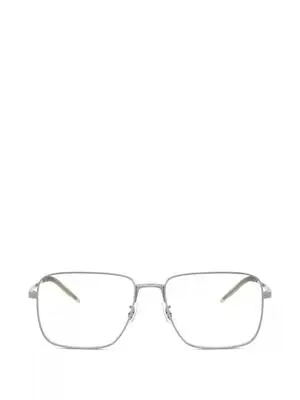 Oliver Spencer Rectangle Eyeglasses - Silver