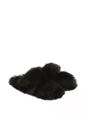 Dolce & Gabbana Shearling Slides